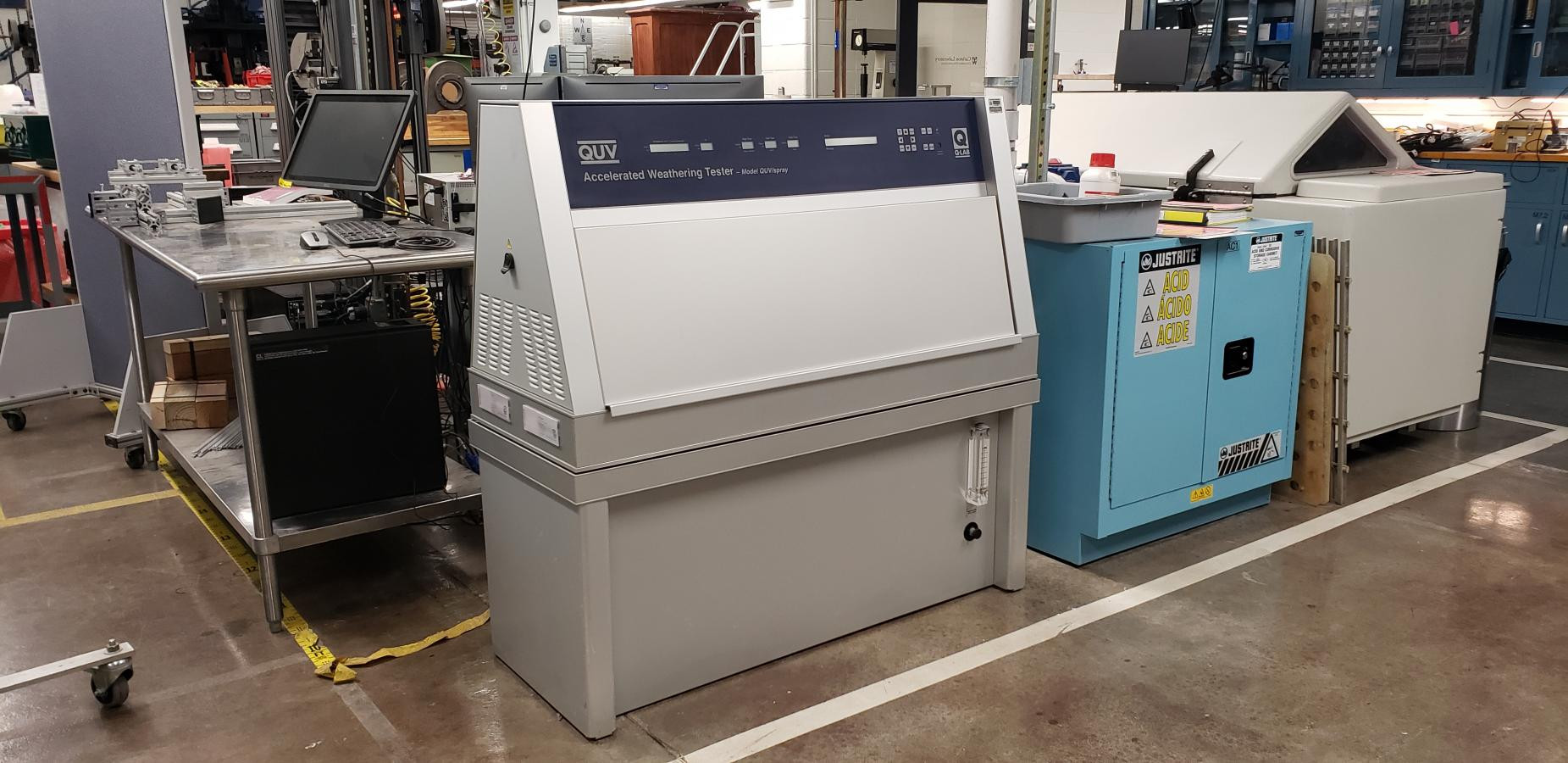 Faculty Equipment | Robert A. W. Carleton Strength of Materials Laboratory